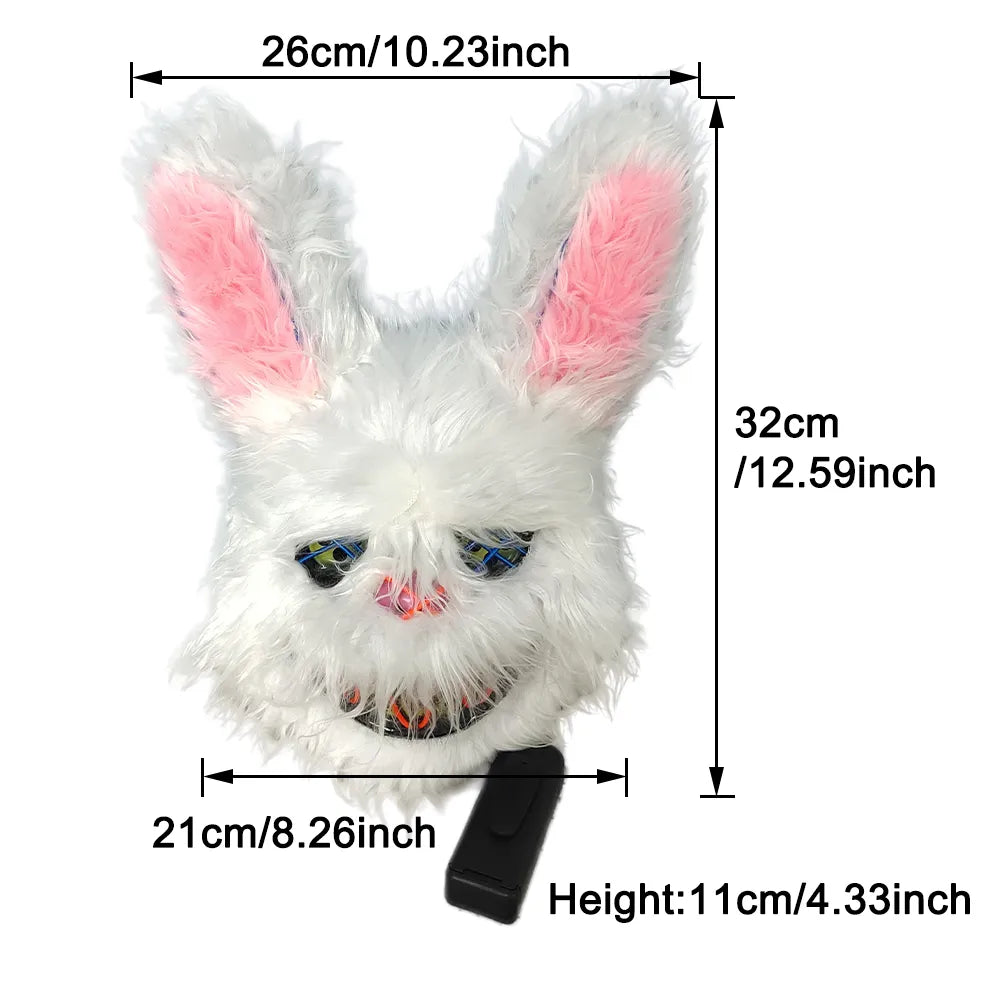 Masquerade LED Halloween Bunny Mask – Music Chests