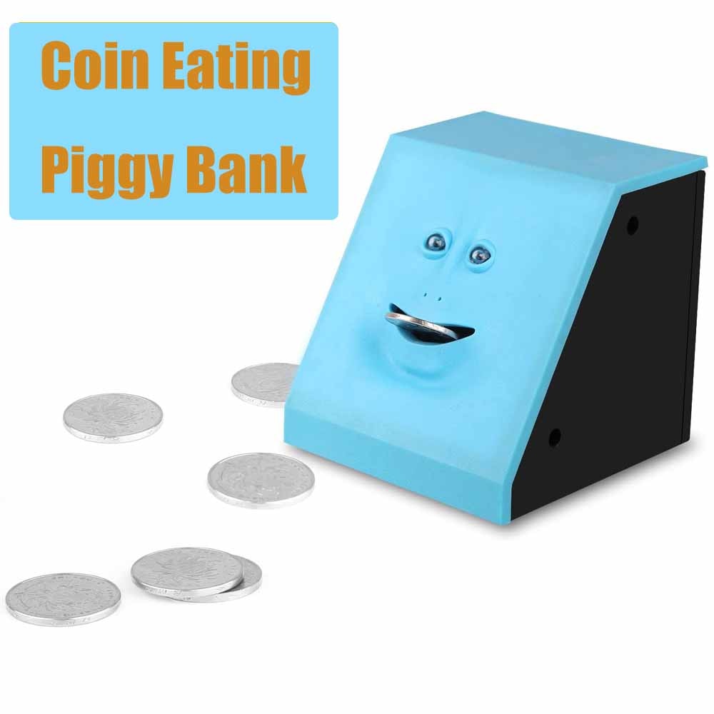 Human Face Eating Coin Banks – Music Chests