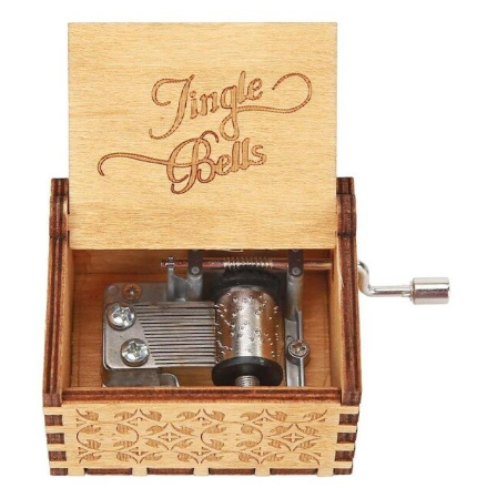 World's Finest Hand-Crafted Jingle Bells Music Box Music Chest – Music ...